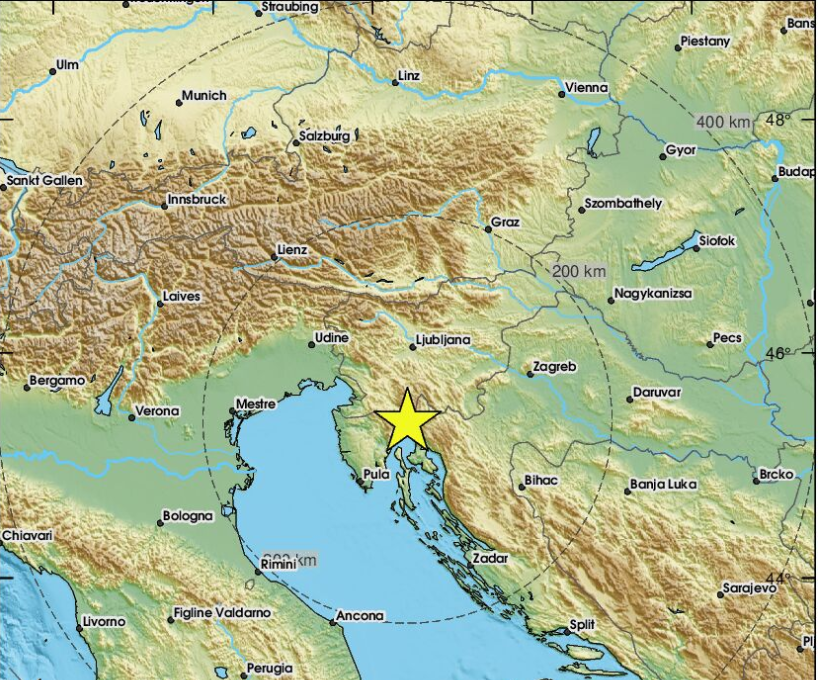 Rijeku zatresao potres 3. 4 stupnja po Richteru - HRT