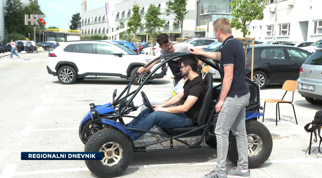 Studenti u Splitu izradili inovativno vozilo - električni buggy - HRT