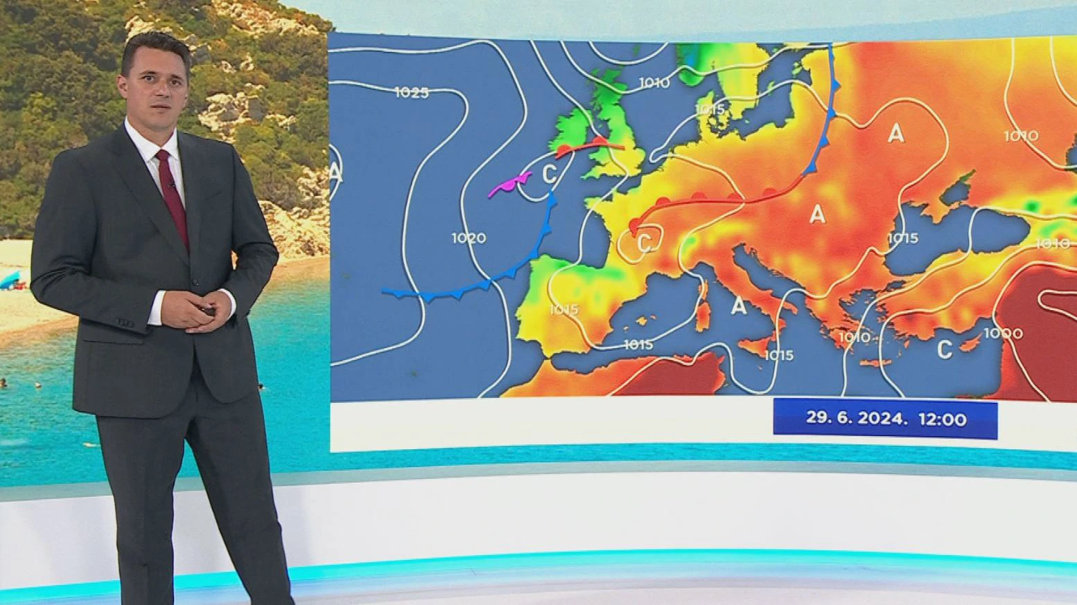 Za vikend sunčano i vruće, u nedjelju na kopnu mjestimice i više od 35 ...