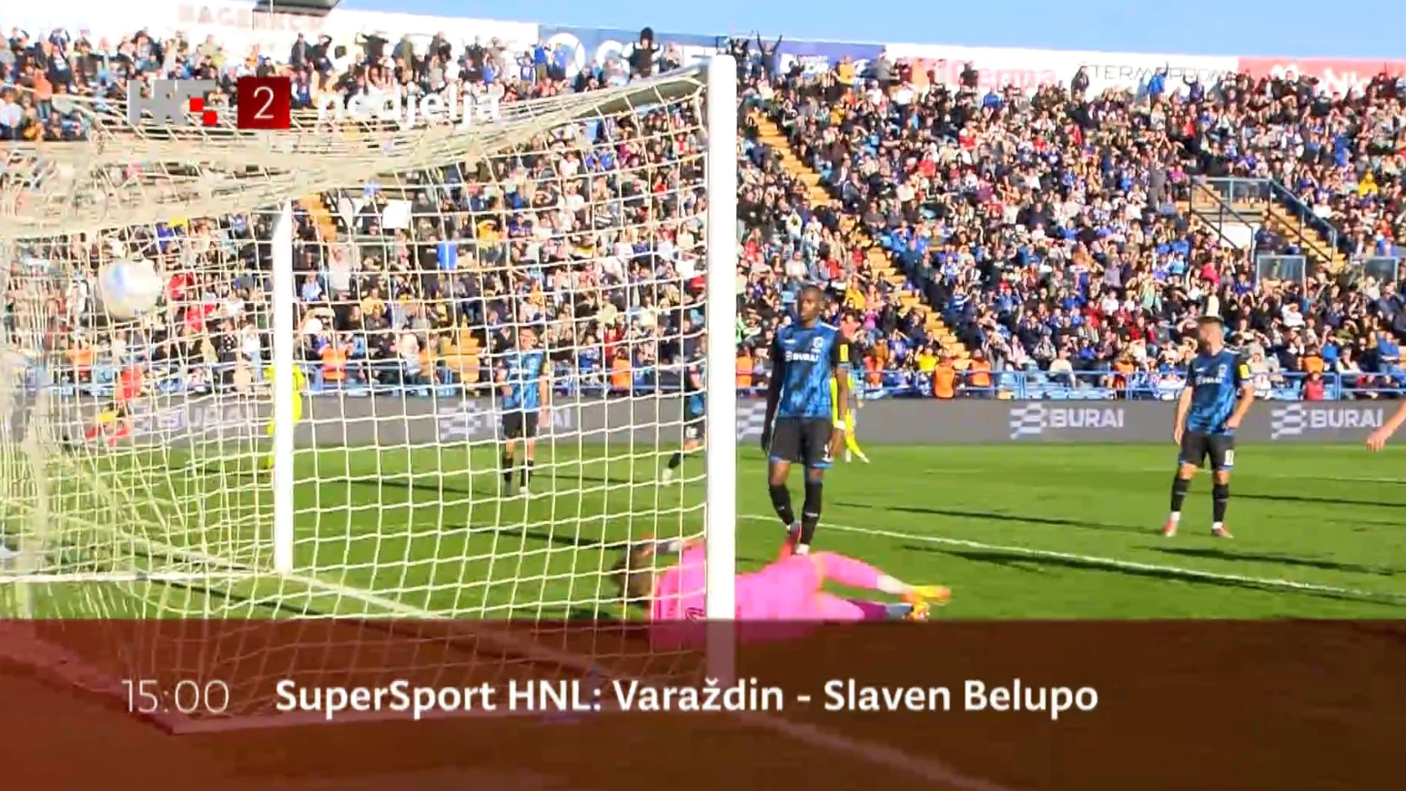 Nogomet, SuperSport HNL - 22. kolo: Varaždin - Slaven Belupo, prijenos - HRT