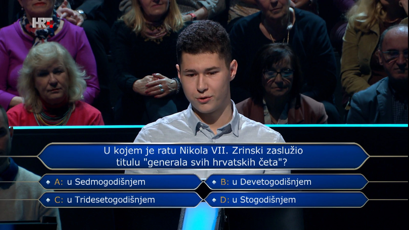 Gabrijel zapeo na povijesnom pitanju, napustio natjecanje s ...