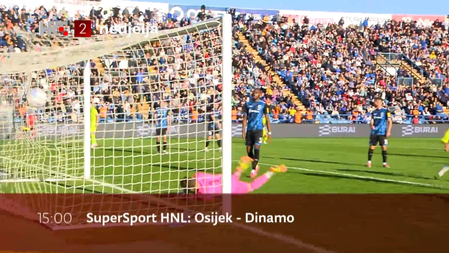 Nogomet, SuperSport HNL - 20. kolo: Osijek - Dinamo, prijenos - HRT