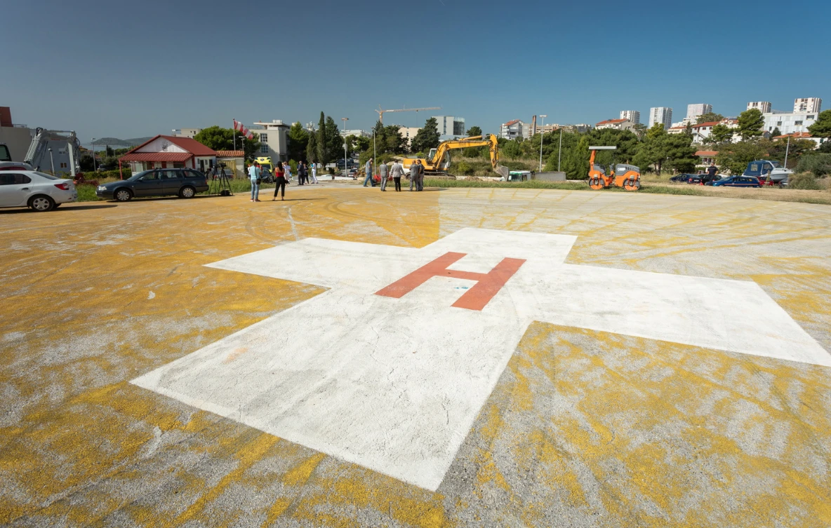 Počela rekonstrukcija splitskog helidroma - HRT