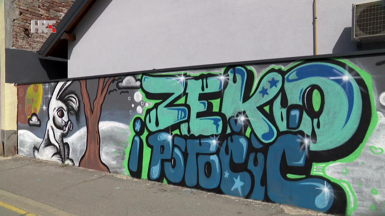 Legendarna pjesma "Zeko i potočić" dobila mural - HRT