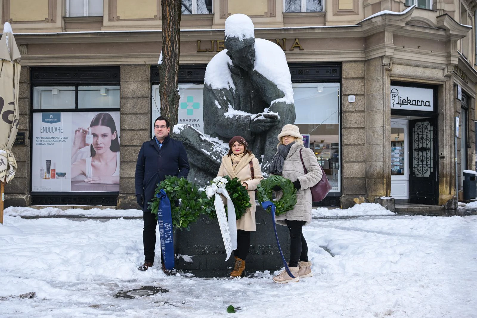 Spomenik Nikoli Tesli odlazi iz centra Zagreba i vraća se na Institut ...