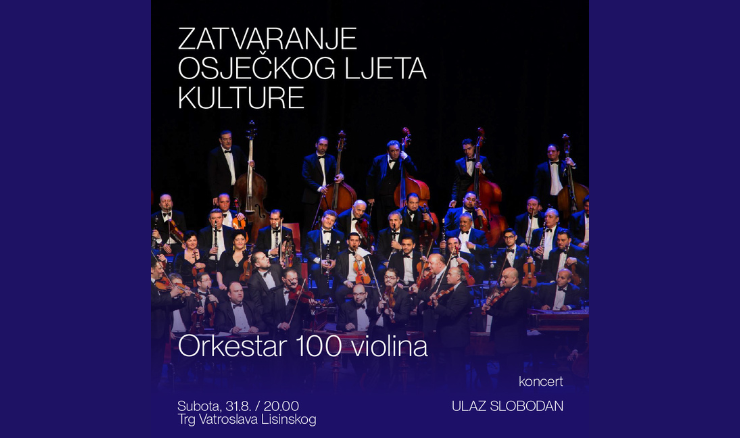 Svečano zatvaranje OLJK-a uz Orkestar 100 violina - HRT