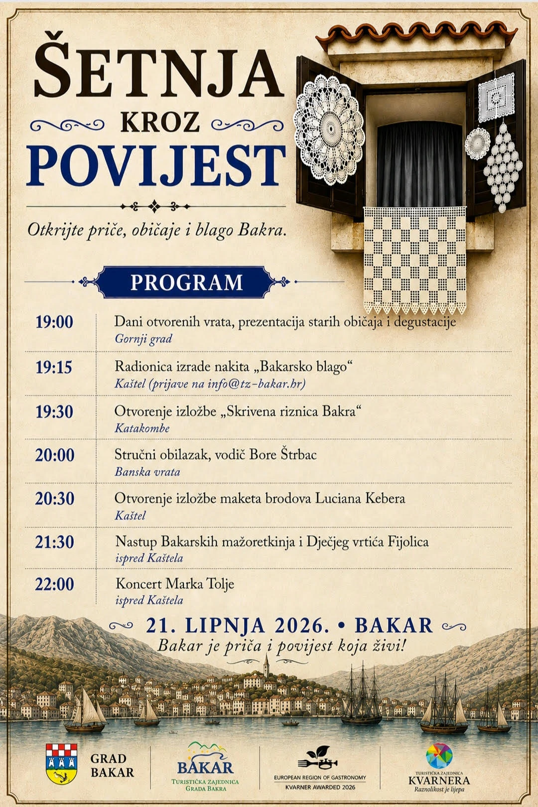 'Šetnja kroz povijest' donosi priču o bogatoj baštini Bakra - HRT