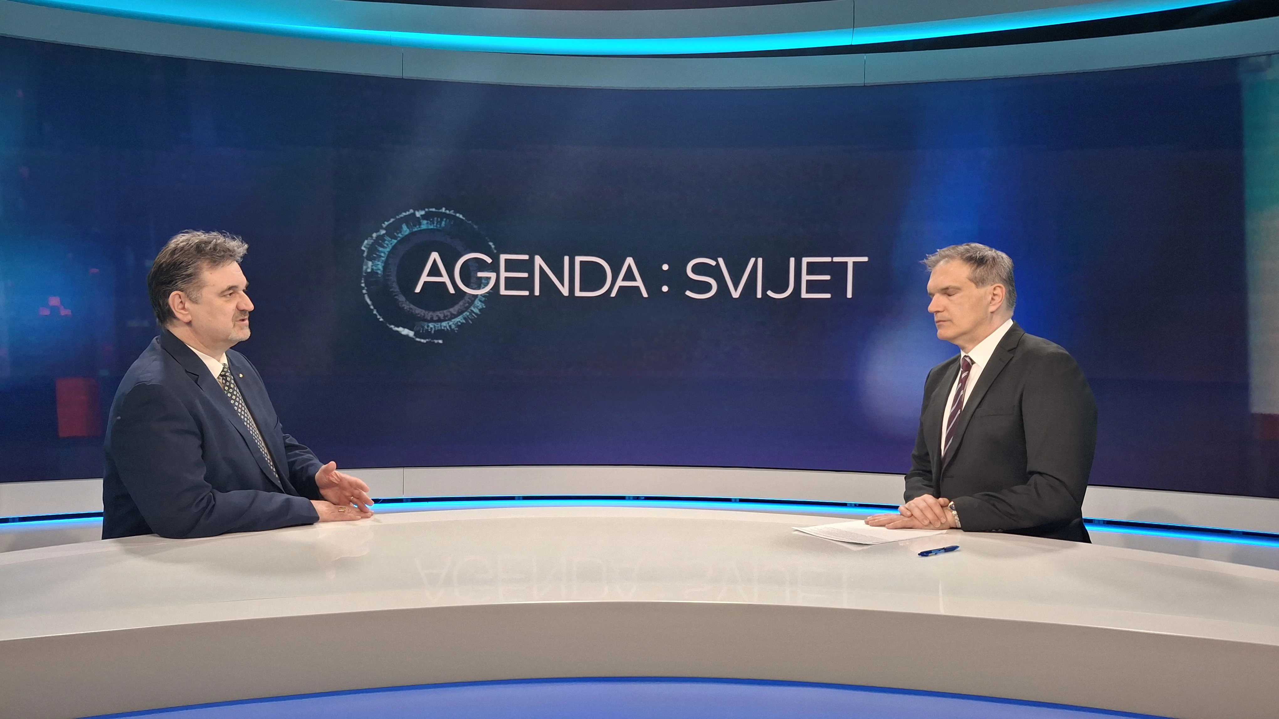 Gordan Akrap gost emisije "Agenda: Svijet" - HRT