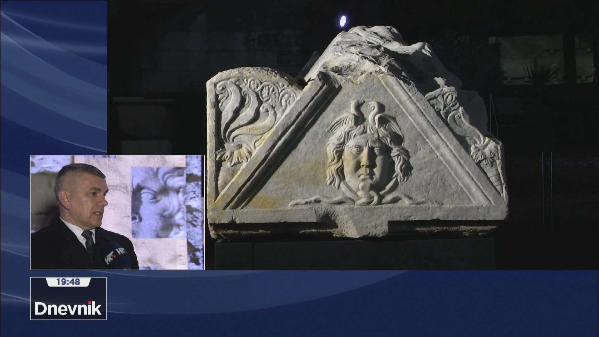 Izložba "Meduzin pogled" u Arheološkom muzeju u Splitu - HRT