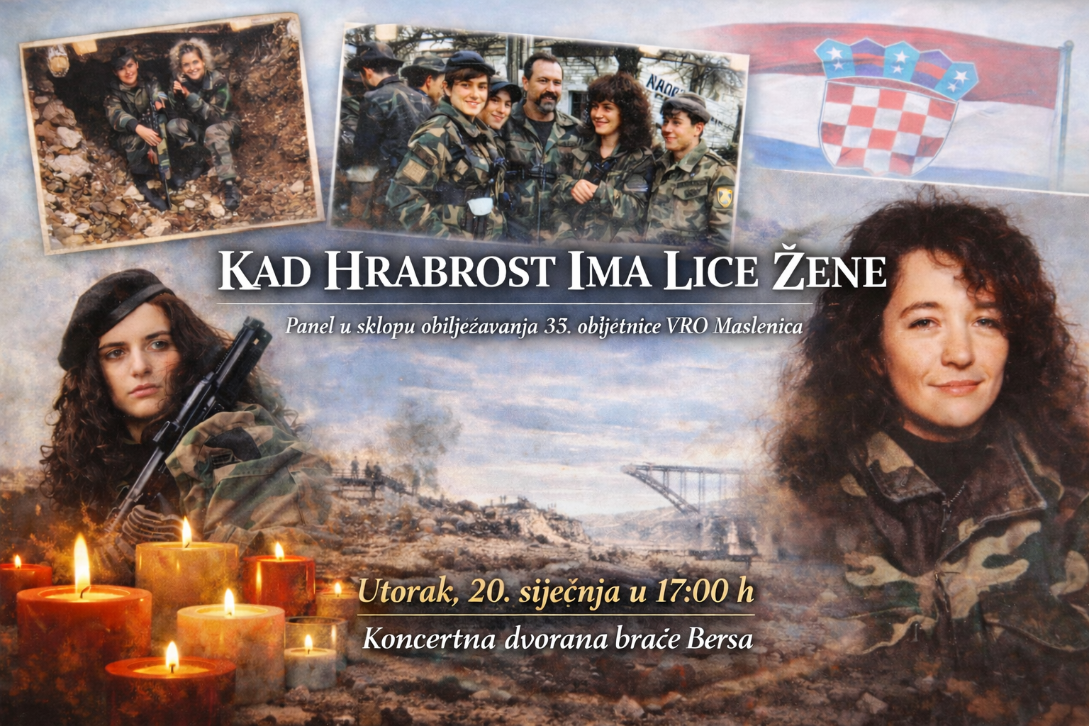 Kad hrabrost ima lice žene: Panel posvećen ženama Domovinskog rata - HRT
