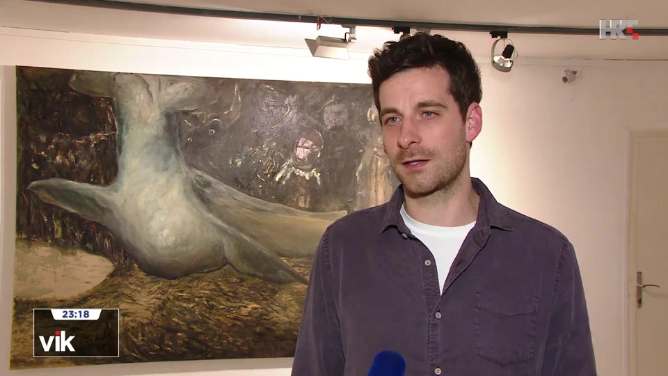 Slikarstvo kao igra, tlo kao inspiracija Domagoja Rogine - HRT