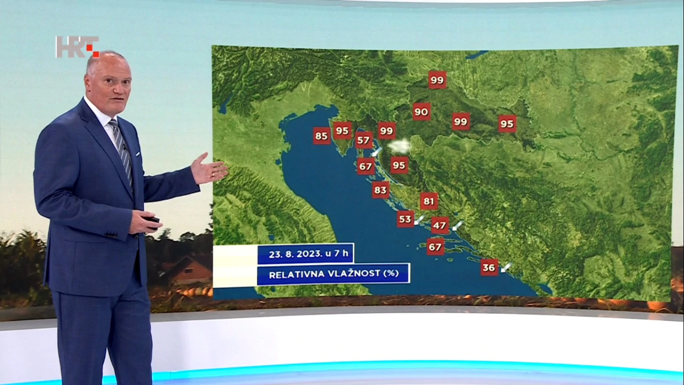 U četvrtak nastavak toplinskog vala, uz dosta sunčanog vremena, ali lokalno su mogući i ...