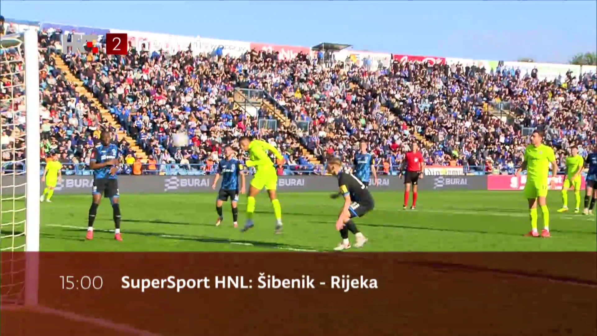 Nogomet, SuperSport HNL: Šibenik - Rijeka, prijenos - HRT