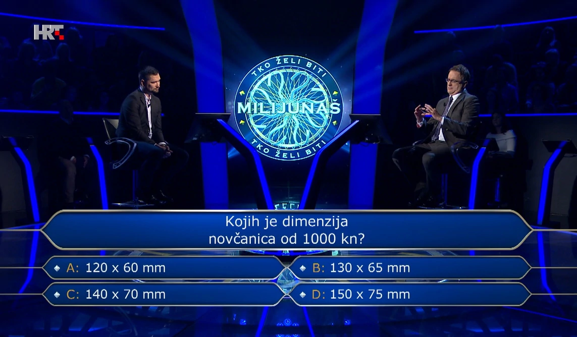 Dimenzija novčanice zaustavila ga na putu do milijuna; znate li odgovor ...