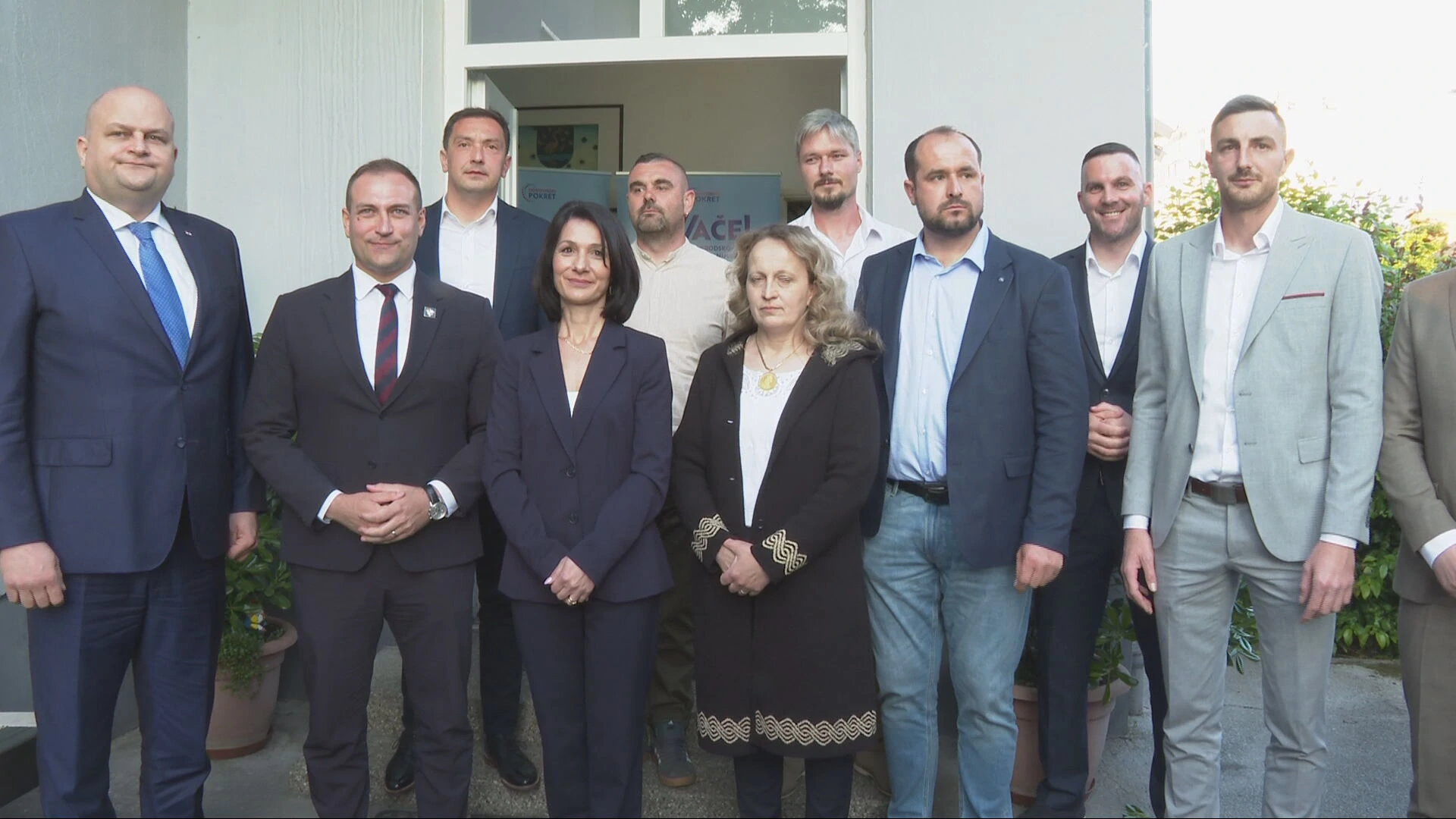 Predizborni skup Domovinskog pokreta u Slavonskom brodu - HRT