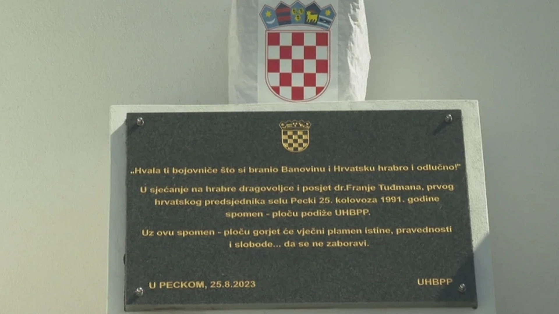 HRT: Pecki suffering and Tuđman’s visit commemorated