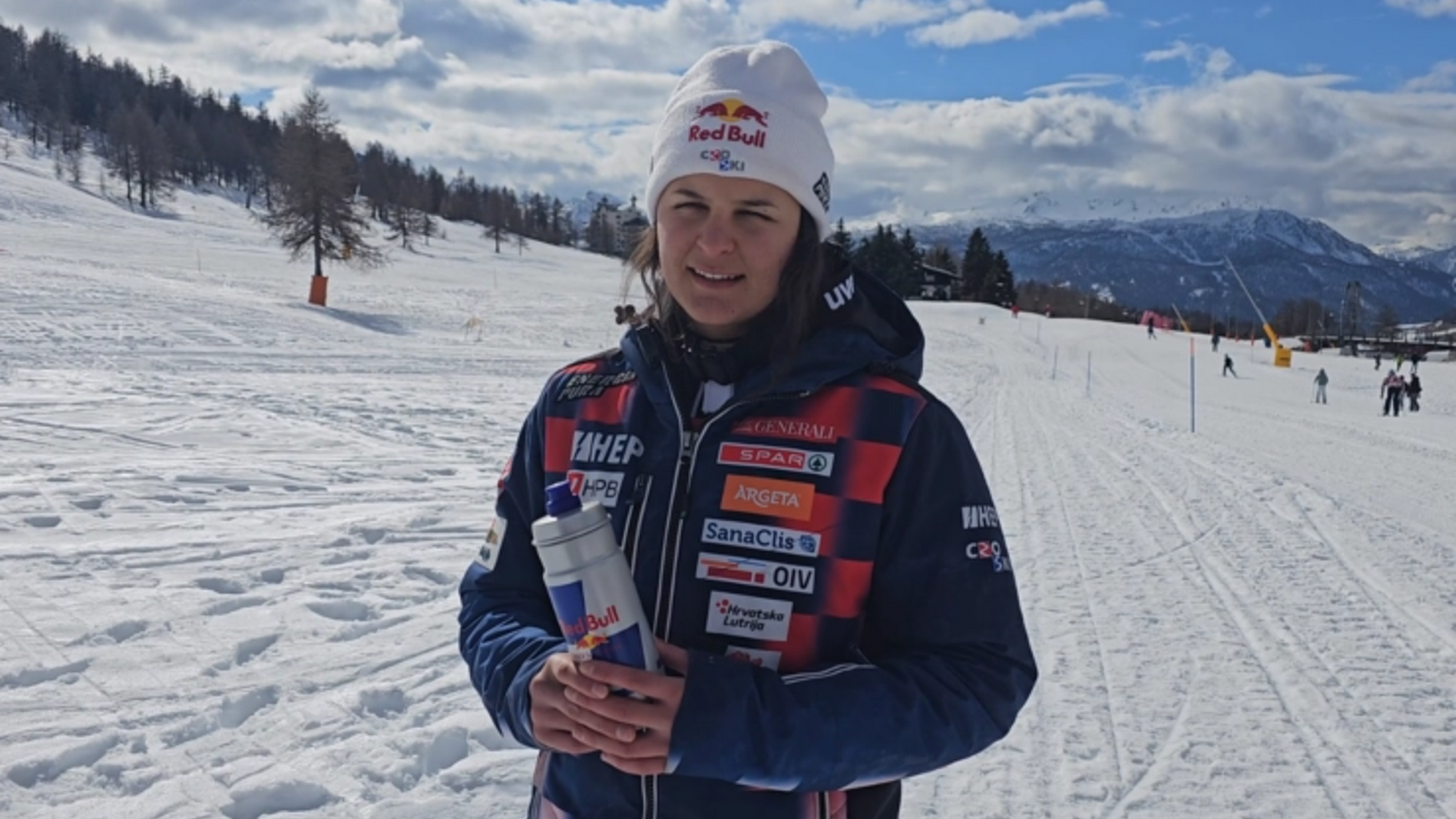 HRT: Zrinka Ljutić takes 2nd place in the slalom in Sestriere Italy