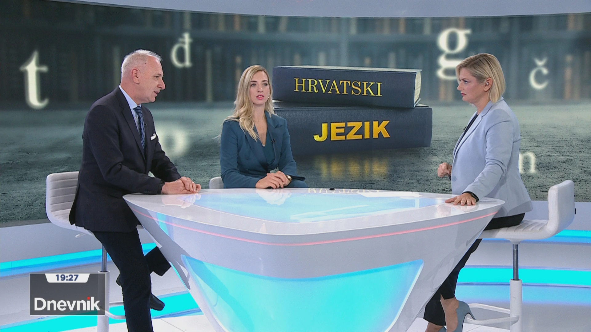 Sukob oko Zakona o hrvatskom jeziku u Dnevniku HTV-a - HRT