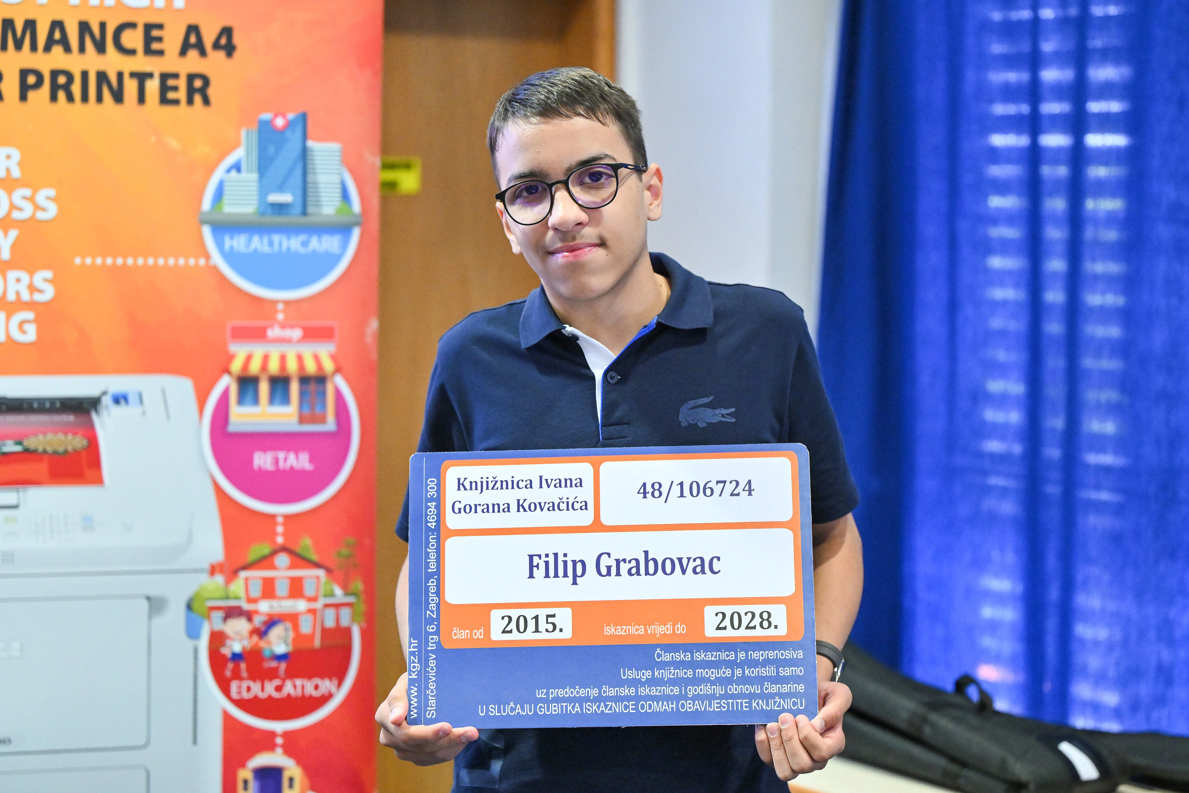 Najčitatelj Filip Grabovac lani pročitao 221 knjigu - HRT