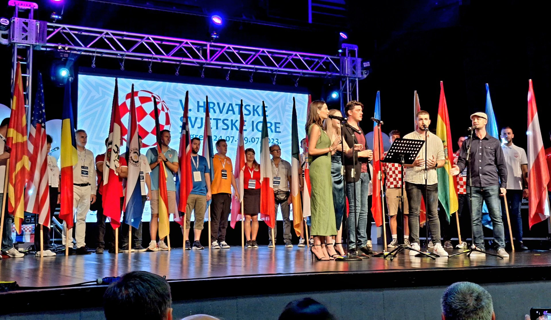 HRT: Svečano otvorene V. Hrvatske svjetske igre