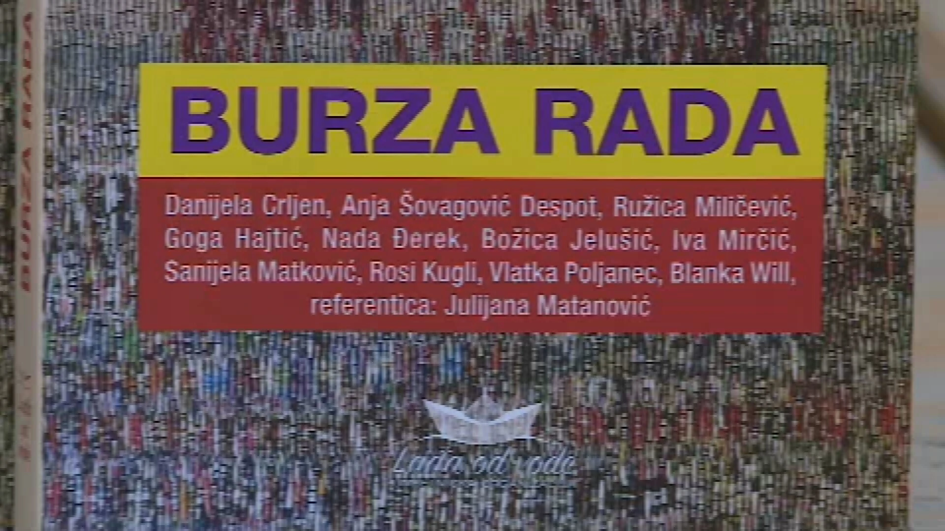 "Burza rada" Julijane Matanović, ali kao urednice - HRT