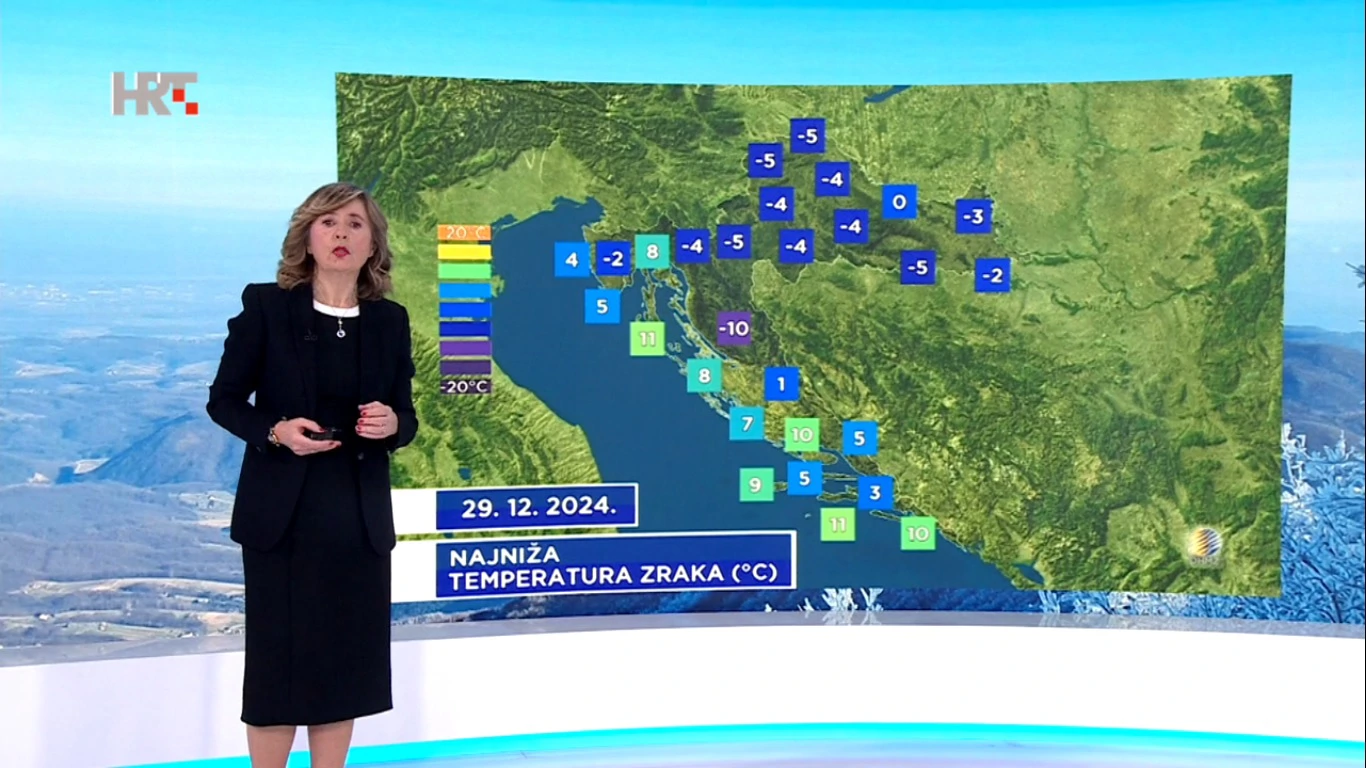 U ponedjeljak bez znatnije promjene - pretežno sunčano, ali ujutro ...