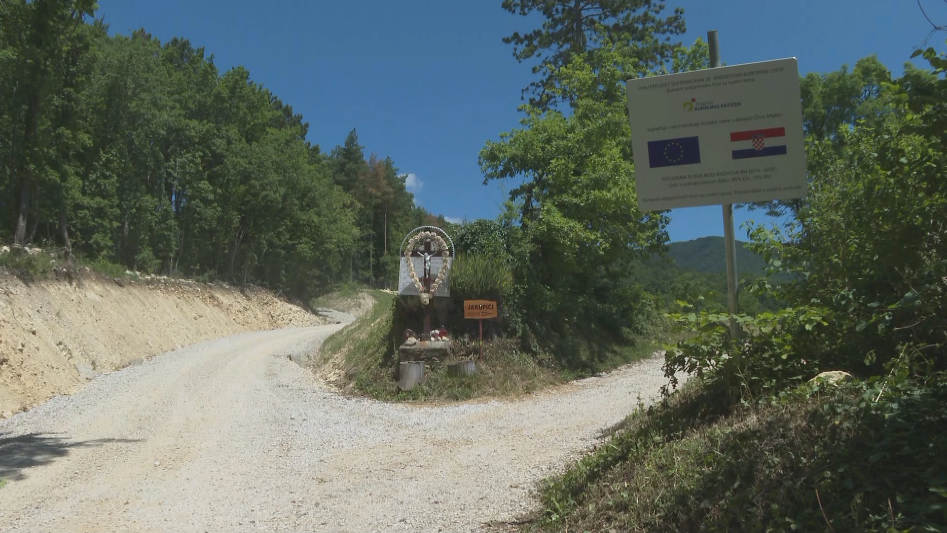 Ivanščica: Otvorena šumska cesta "Jakopići - Črne Mlake" - HRT