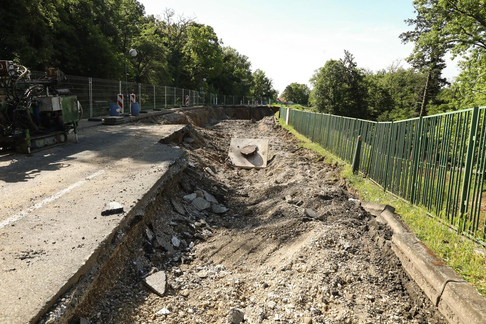 Intenzivno se radi na sanaciji klizišta na Pantovčaku - HRT