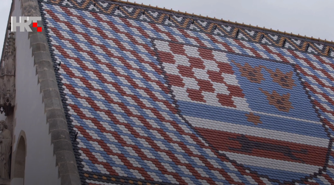 HRT: HAZU: Both the white and red first checker belong to the Croatian ...