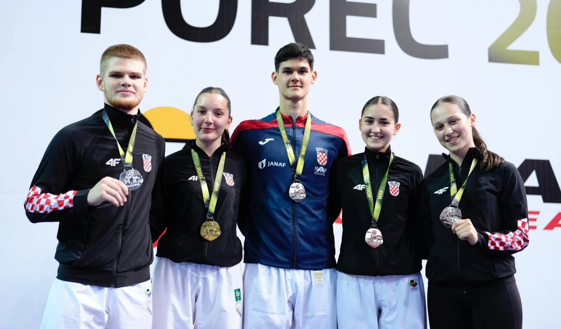 Devet odličja hrvatskih reprezentativaca u Poreču - HRT