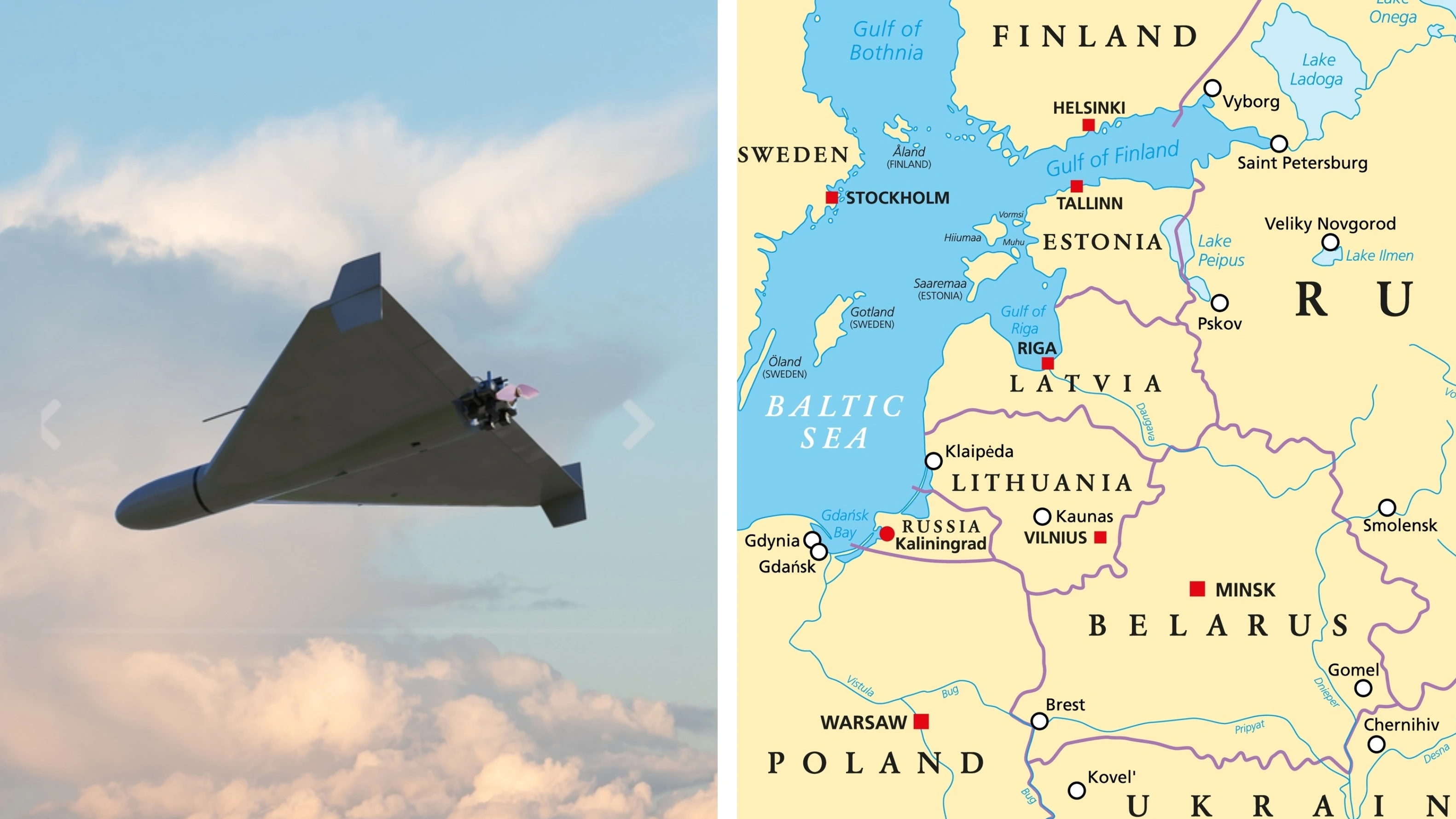 Litva smatra da bi NATO trebao rušiti ruske dronove na Baltiku - HRT