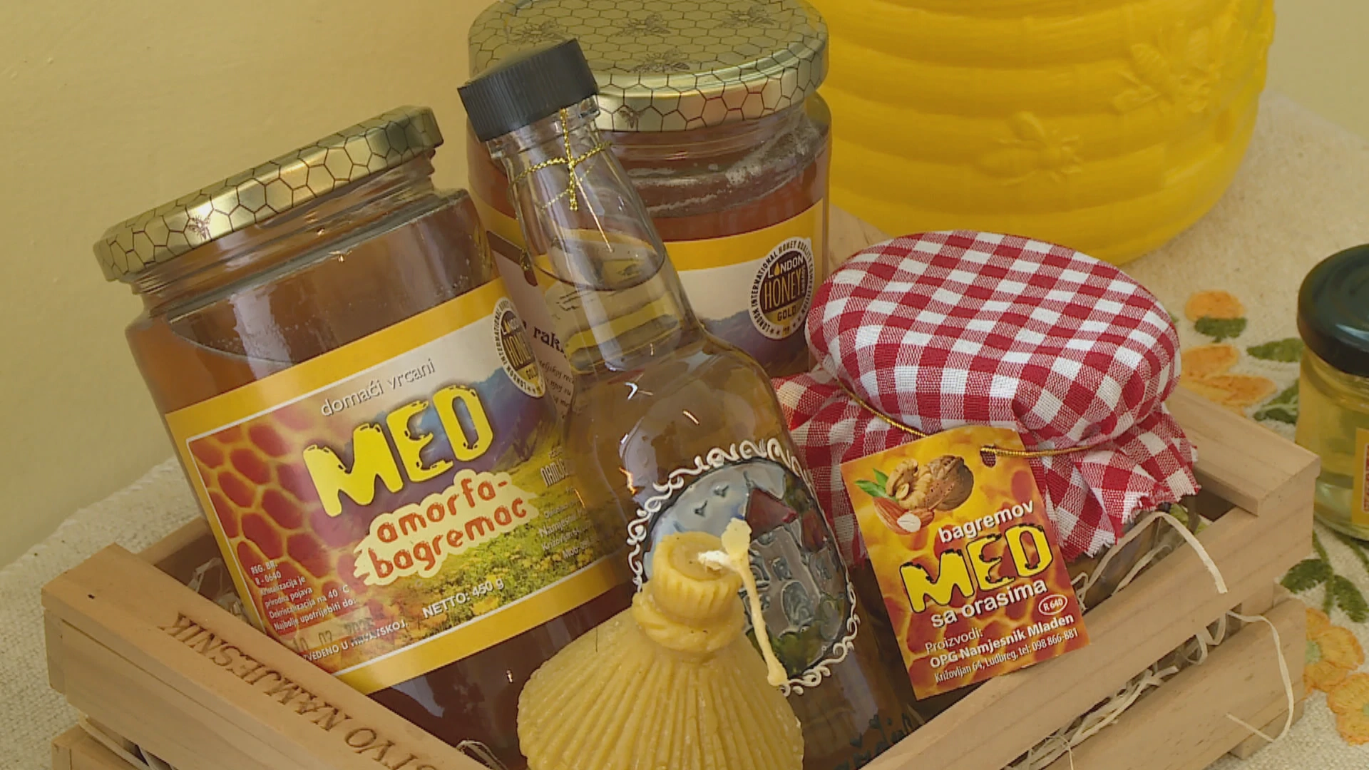 Zlatni med i medna rakija iz okolice Ludbrega - HRT
