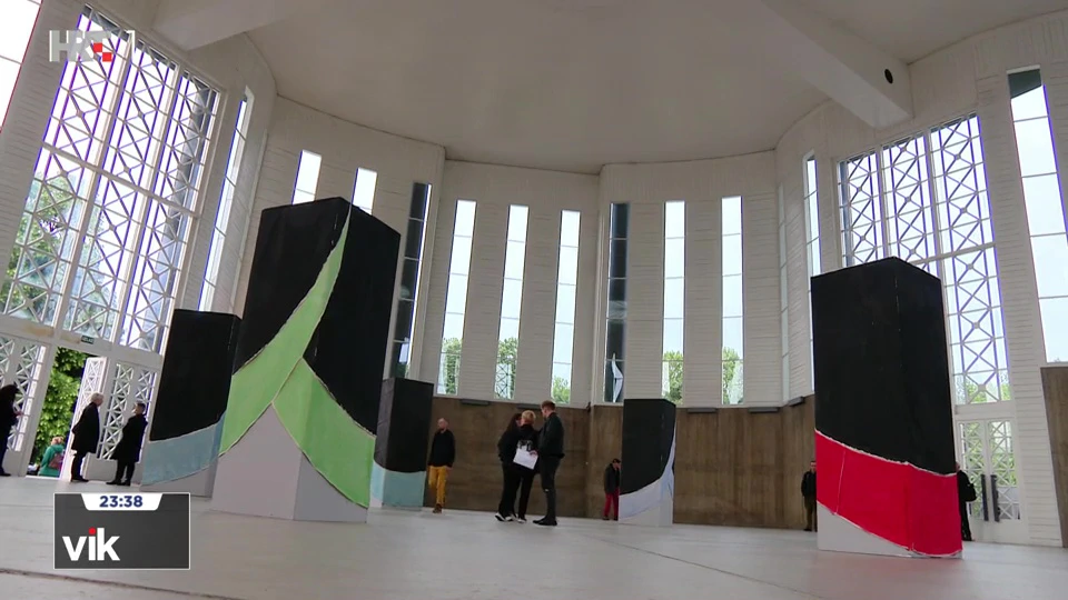 Slikarska platna Dubravke Rakoci - poput živih organizama - HRT