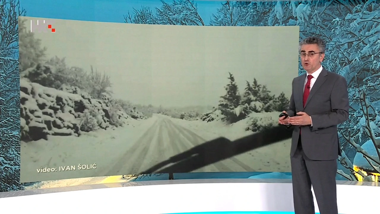 Meteoprometna prognoza od 24. do 30. 1. 2023. - HRT