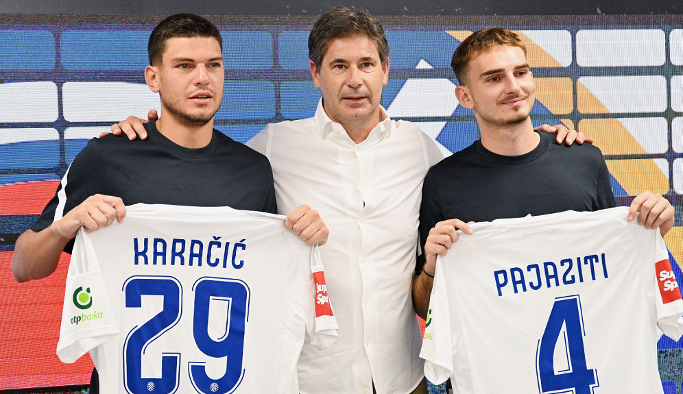 Pajaziti i Karačić predstavljeni na Poljudu - HRT